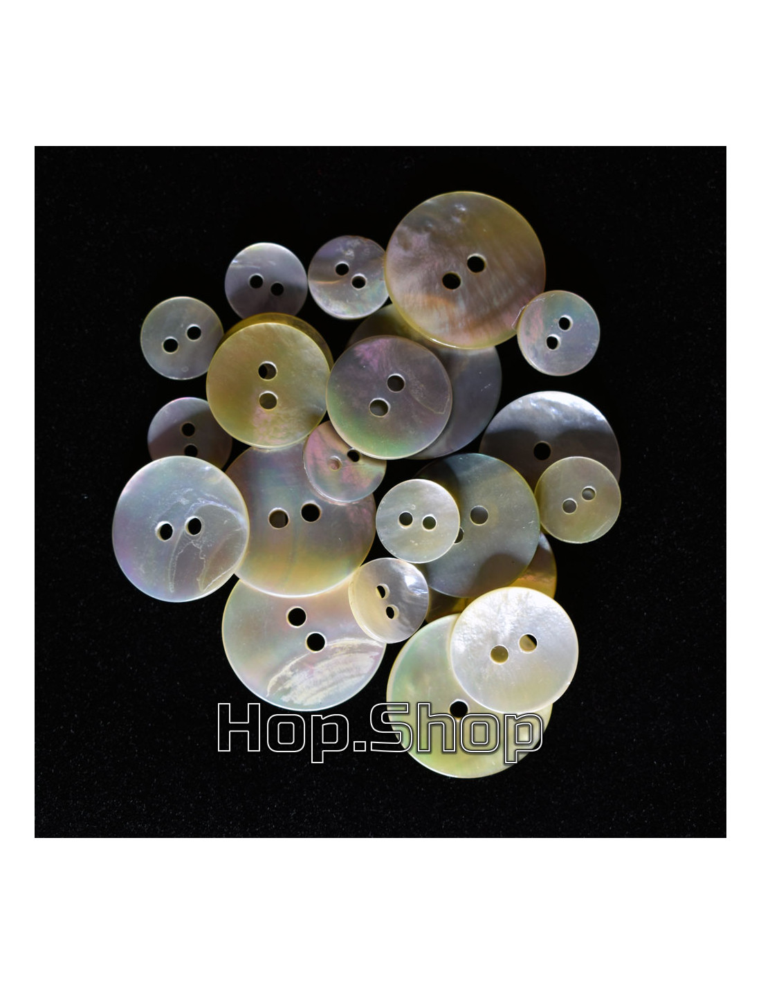 Гудзик натуральний двосторонній, мушля | Hop.Shop - великий вибір ...